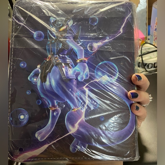 Pokemon | Other | Mewtwo Pokemon Trading Card Holder With 40 Card Slots ...